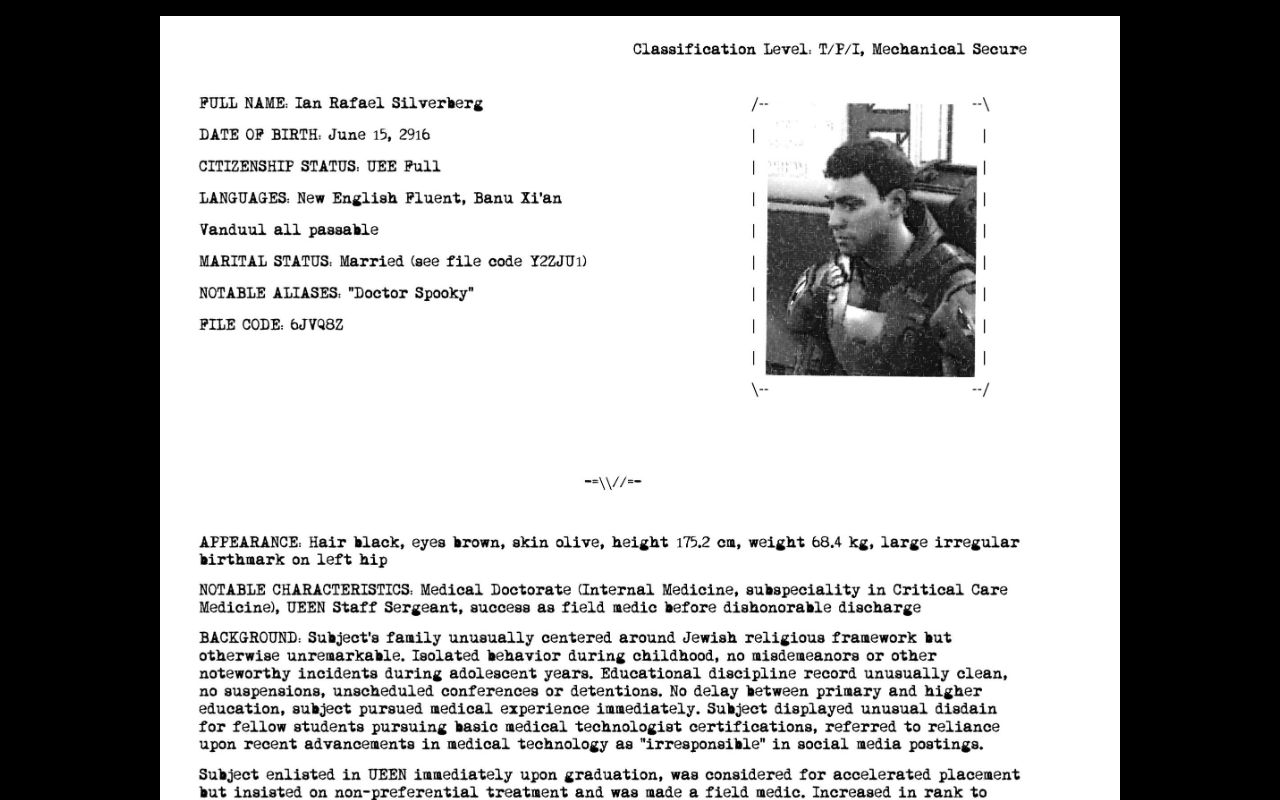 Dossier: Ian Silverberg